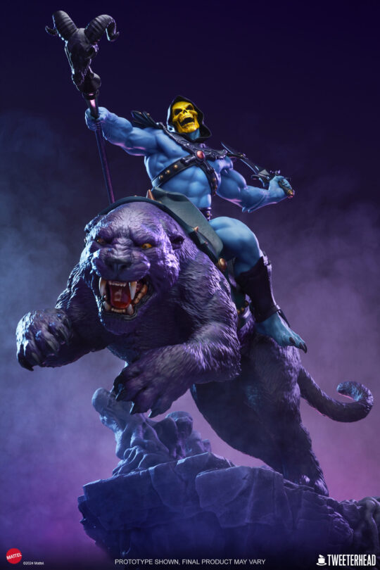 Skeletor & Panthor “Classic” Deluxe 1:6 Scale Maquette | Tweeterhead